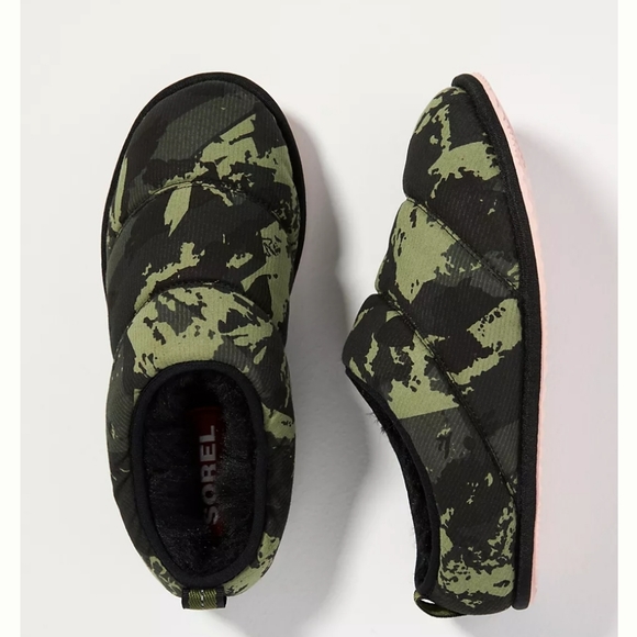 Anthropologie | Shoes | Sorel Go Bodega Run Slippers Nori Green | Poshmark